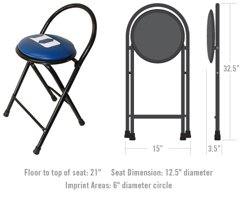 Stay Focused Team Gear - The Original Folding Team Seat / Locker Room Stool